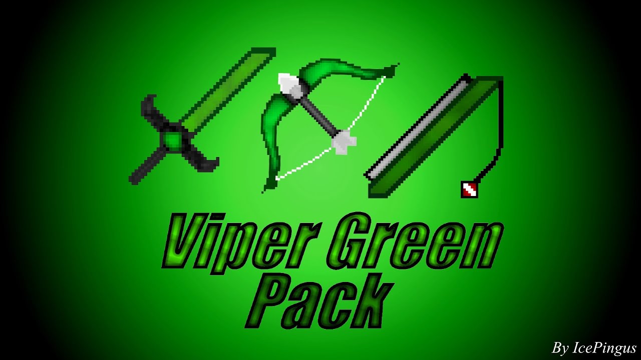 [Pack PvP] Viper Green • Resource Pack | Minecraft #15 [64x] - YouTube