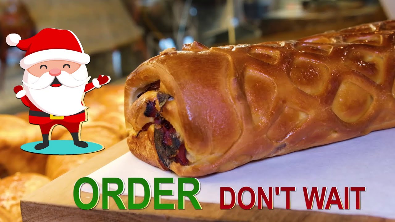 Bonjour Bakery Pan de Jamon - YouTube