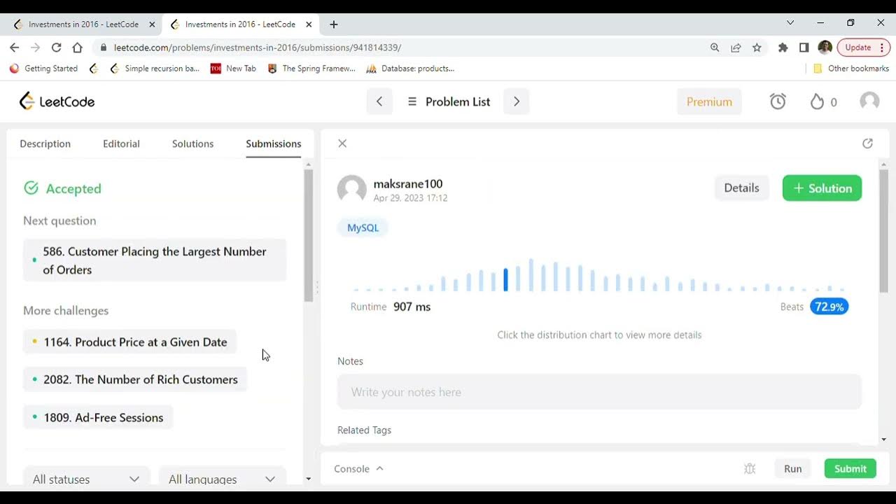 Leetcode 585 Investments in 2016 Oracle SQL Query Solution - YouTube
