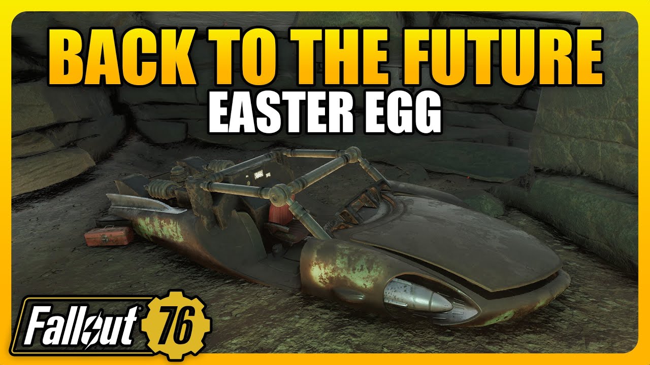 Back to the Future Easter Egg in Fallout 76 (Burning Springs) - YouTube