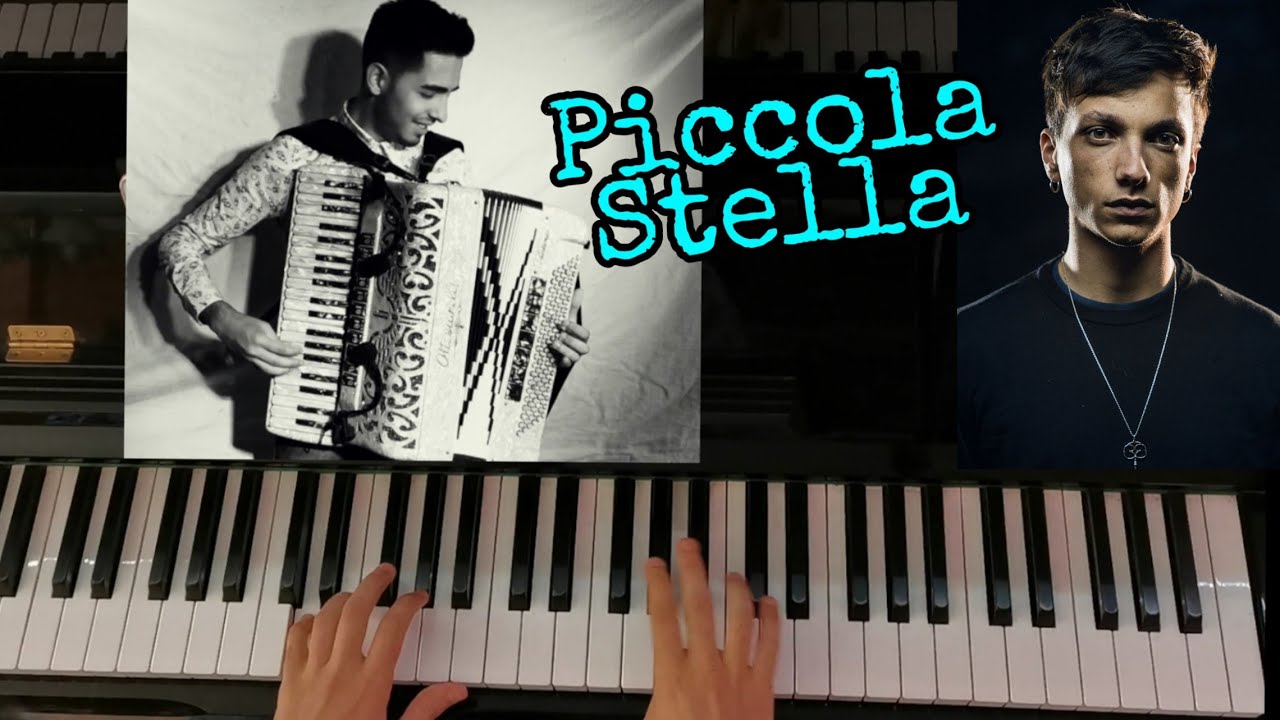Piccola Stella (ULTIMO) Cover fisarmonica Antonio Tanca + karaoke - YouTube