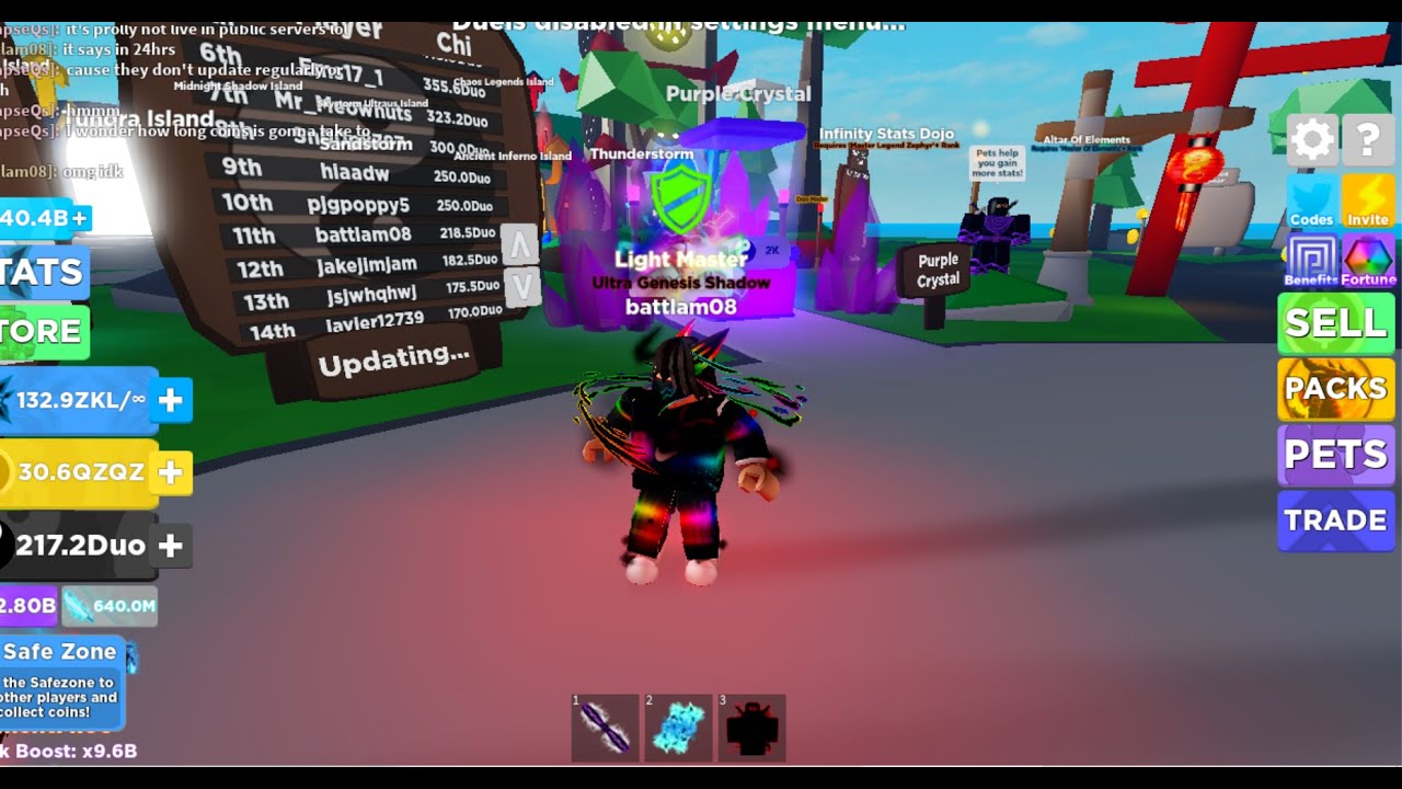 Ninja legends live #2 Chi leaderboard giving free OP and RARES - YouTube