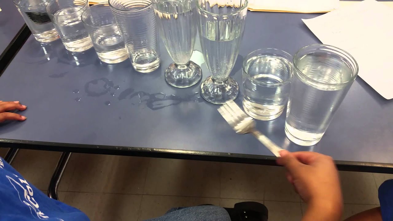 Science in music experiment - F major scale - YouTube