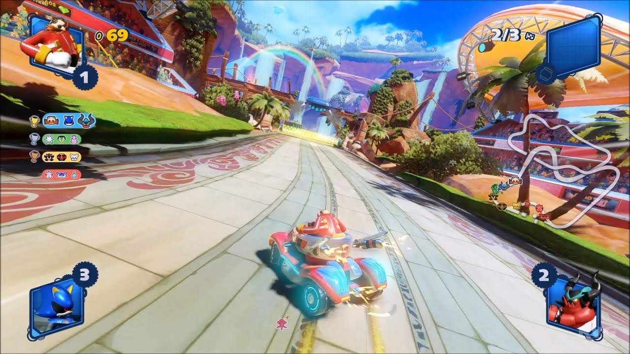 Team Sonic Racing - Dr. Eggman Gameplay (PC HD) [1080p60FPS] - YouTube