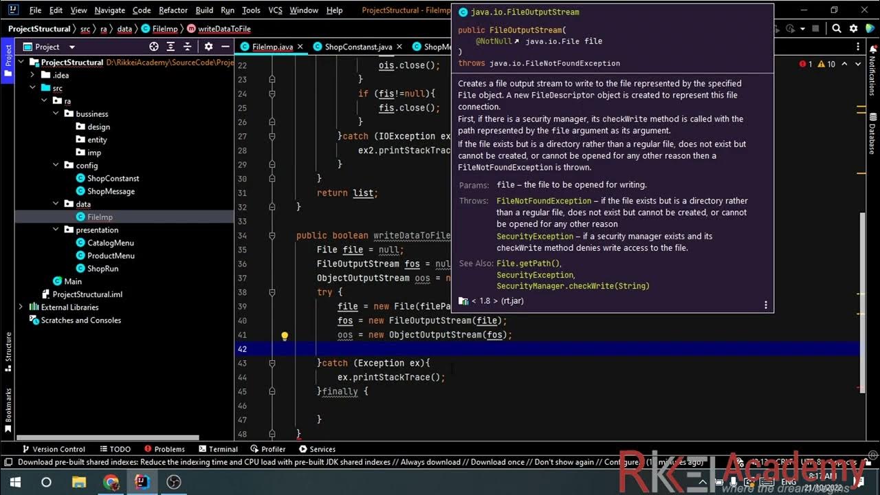Rikkei Academy - Java - Module 02 - Project: Cấu trúc thư mục project - YouTube