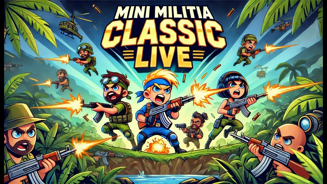 Mini militia classic live 🔴 - YouTube