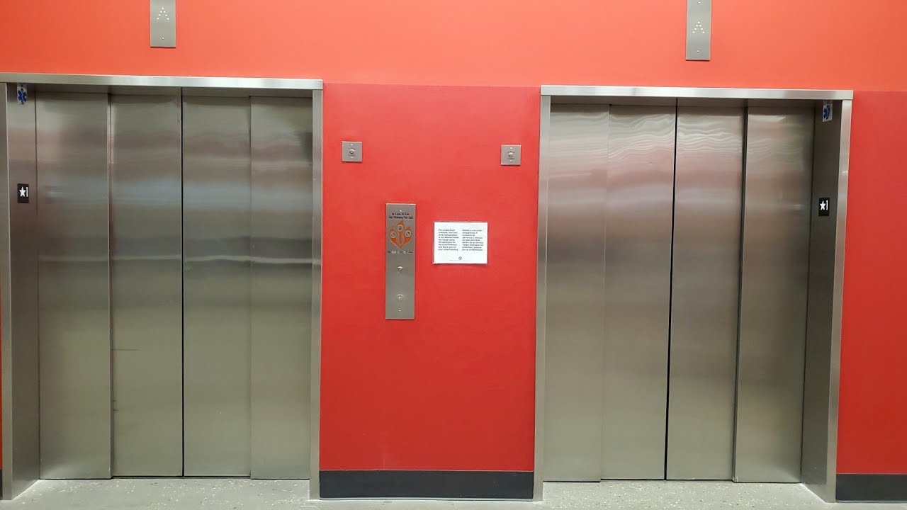 Huge Schindler Hydraulic Elevator at Target Glendale, CA - YouTube