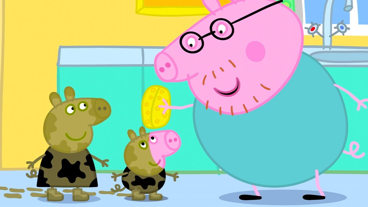 Peppa Pig en Español | Charcos Embarrados | Dibujos Animados Para Ninos ...