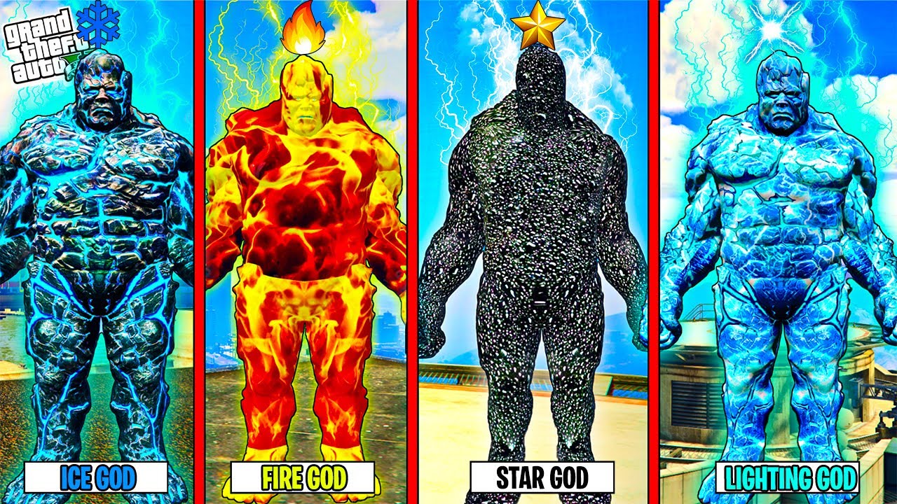 FRANKLIN STOLEN 4 ELEMENTAL GOD POWERS TO TRANSFORM INTO ALL FATHER SUN ...