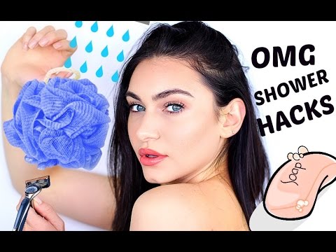 MY ULTIMATE Shower HACKS | Clear BODY ACNE, Shaving Tips & Easy bathroom Cleaning | Ruby Golani