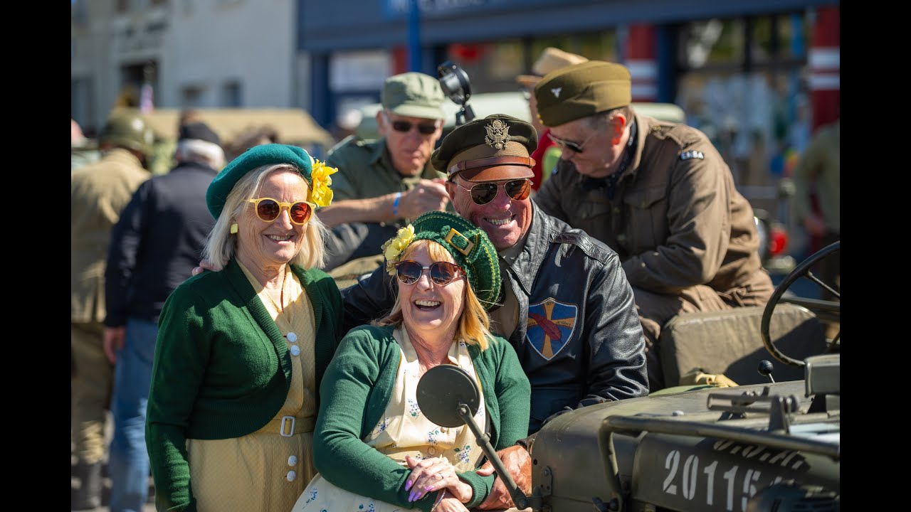 British D-Day Week - Port en Bessin Liber'tea Party - YouTube