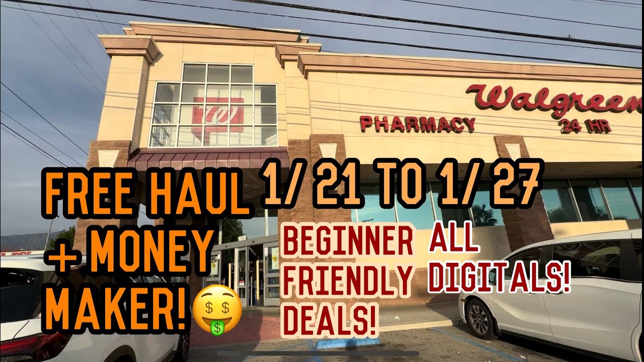 Walgreens Free Haul & Money Makers!🤑😱🔥1/21-27 - YouTube
