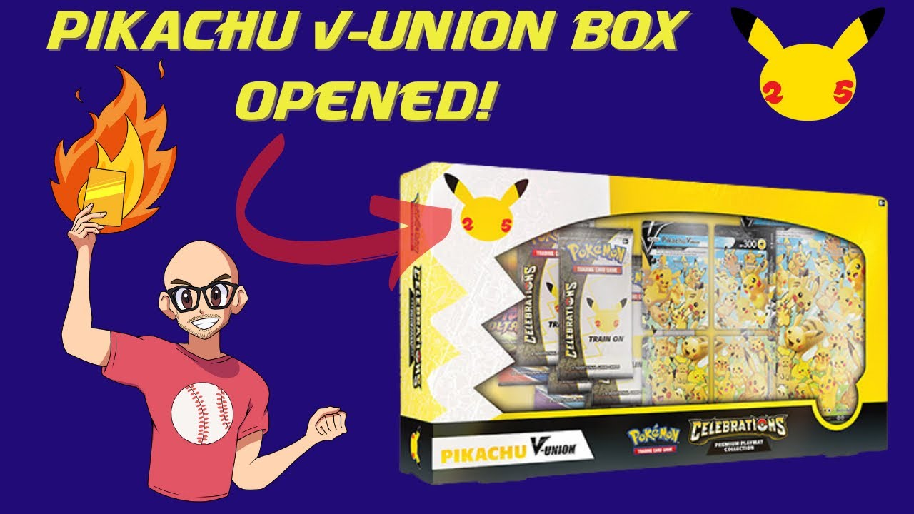 *NEW* Pikachu V Union Box Battle | Pokemon Celebrations Opening - YouTube