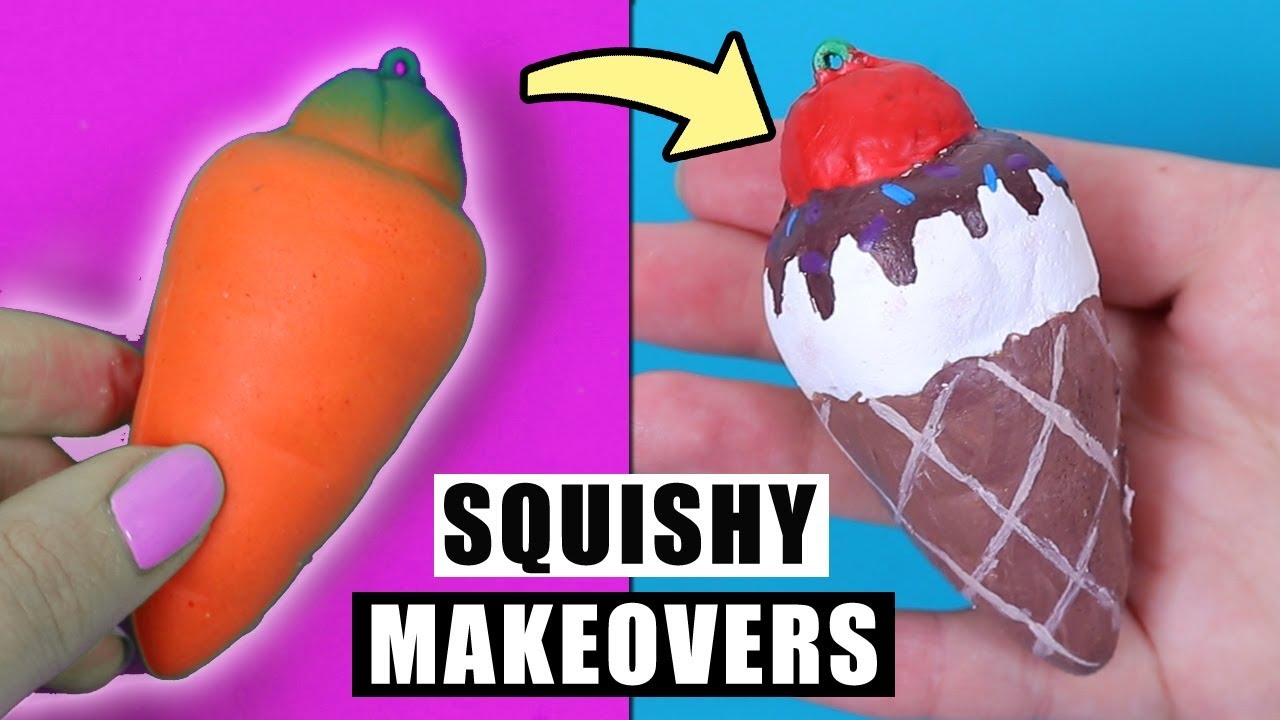 Redecorating my squishies - SQUISHY MAKEOVERS #1 - YouTube