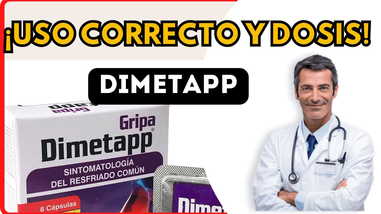 💊 DIMETAPP (DOSIS) 🤷‍♂️para que SIRVE y COMO tomar (Efectos Secundarios ...