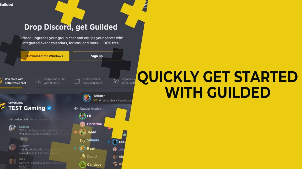 Quickly Get Started With Guilded - YouTube
