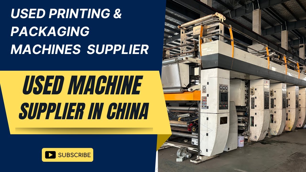 HuiTong brand Electronic shaft printing machines (width 1250 mm with 8 ...