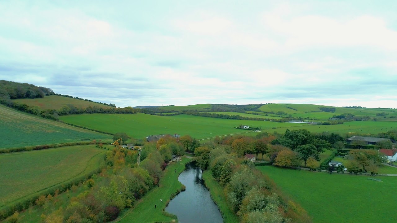 Meon Springs Fly Fishery - DJI Inspire 2 - YouTube