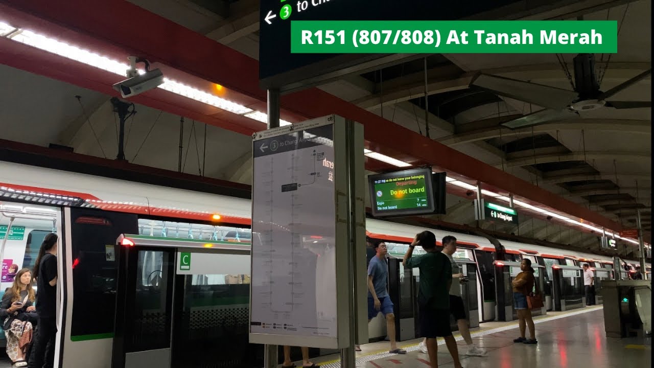 [Inspection Run?][SMRT] R151 (807/808) at Tanah Merah - YouTube