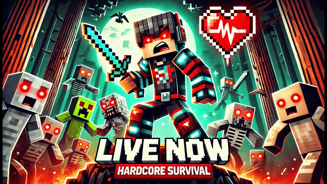 Minecraft Hardcore SURVIVAL Challenge Begins! (EP. 4) - YouTube