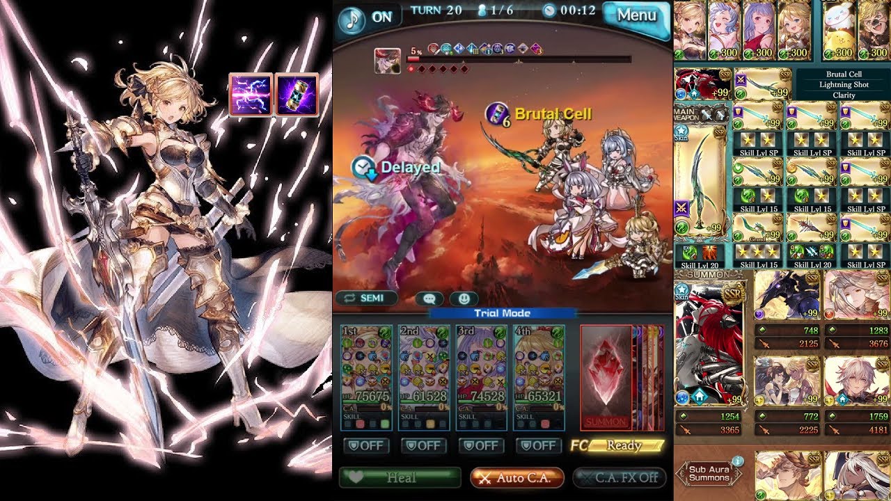 [Granblue Fantasy] Belial Solo Wind Relic Buster Ultimate Mastery ...