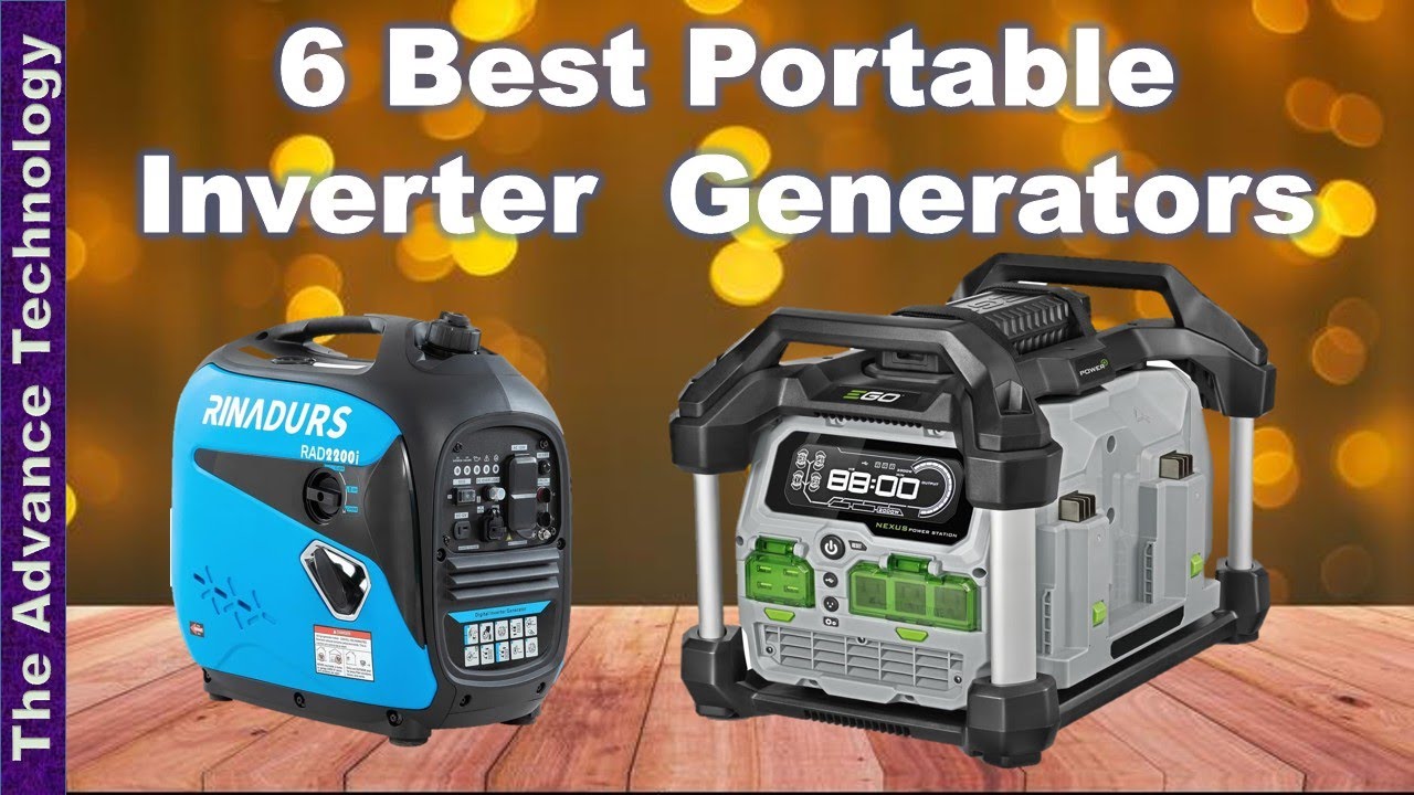 6 Best Portable Inverter Generators for Camping & Home Use 🔥 Best ...