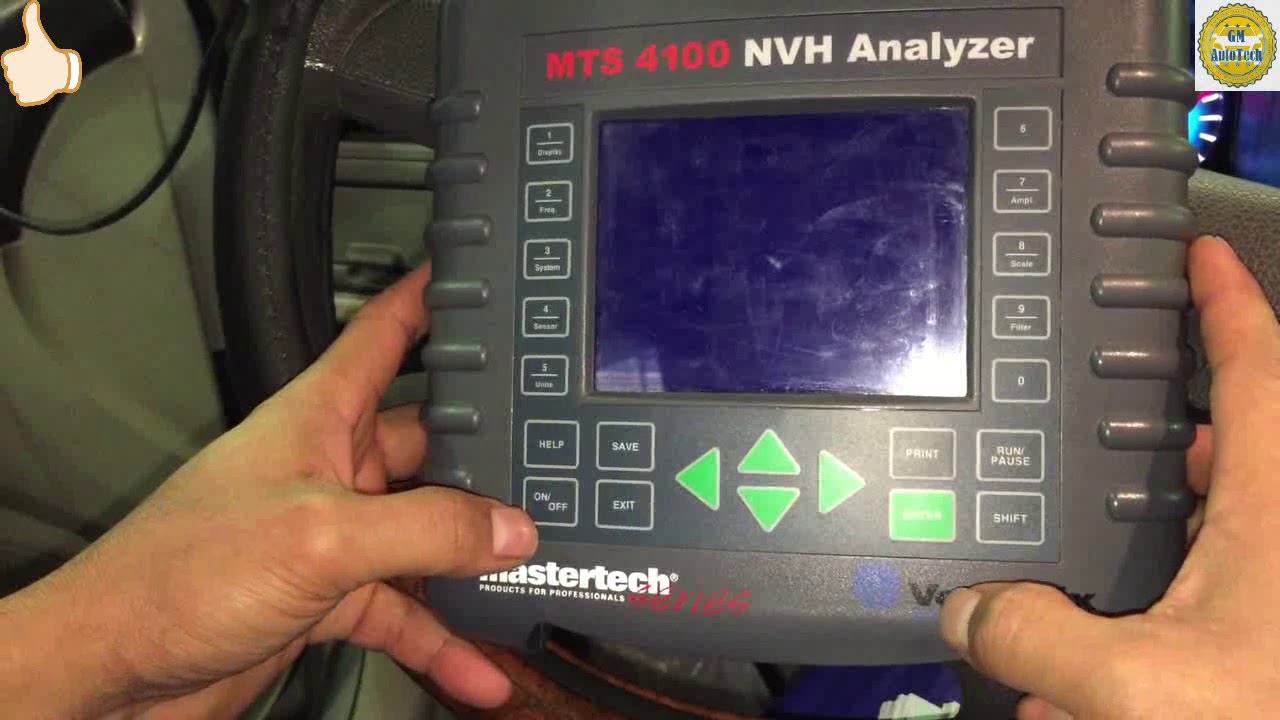 MTS 4100 Noise & Vibration Analyzer Diagnose the Highest intensity 1st ...