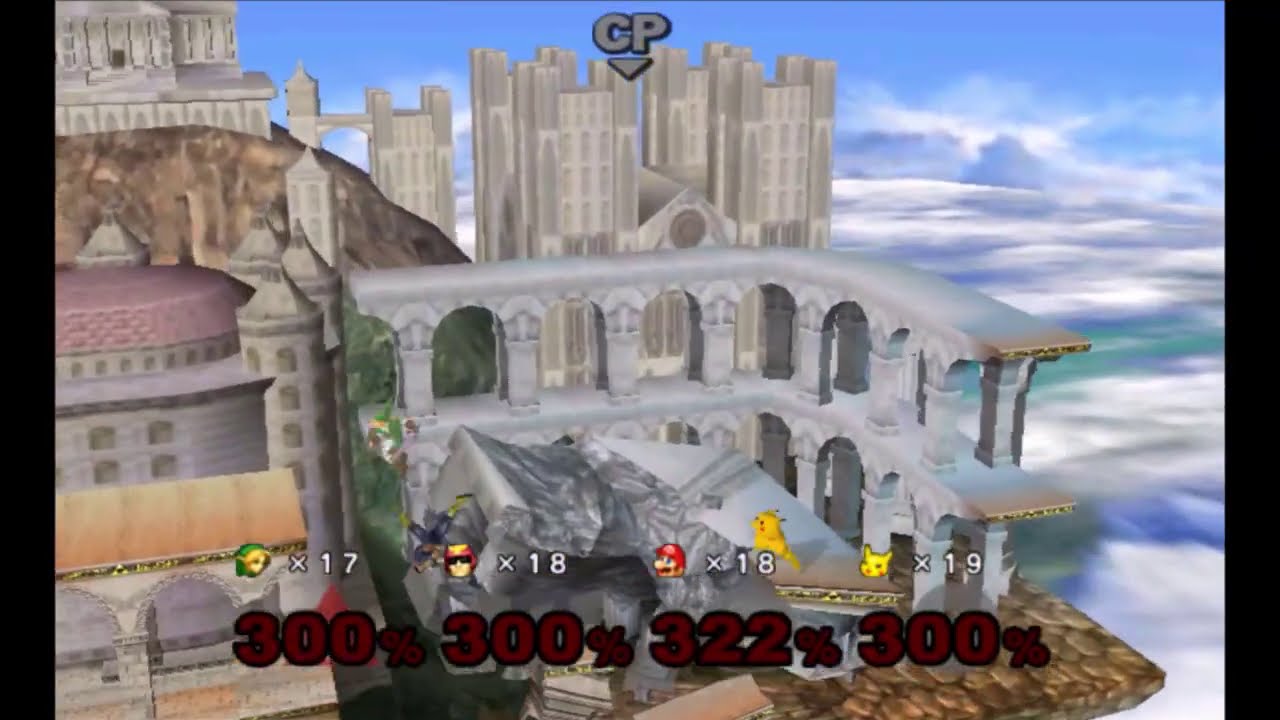 Super Smash Bros. Melee: Super Sudden Death (Temple [No Items]) Part 2 ...