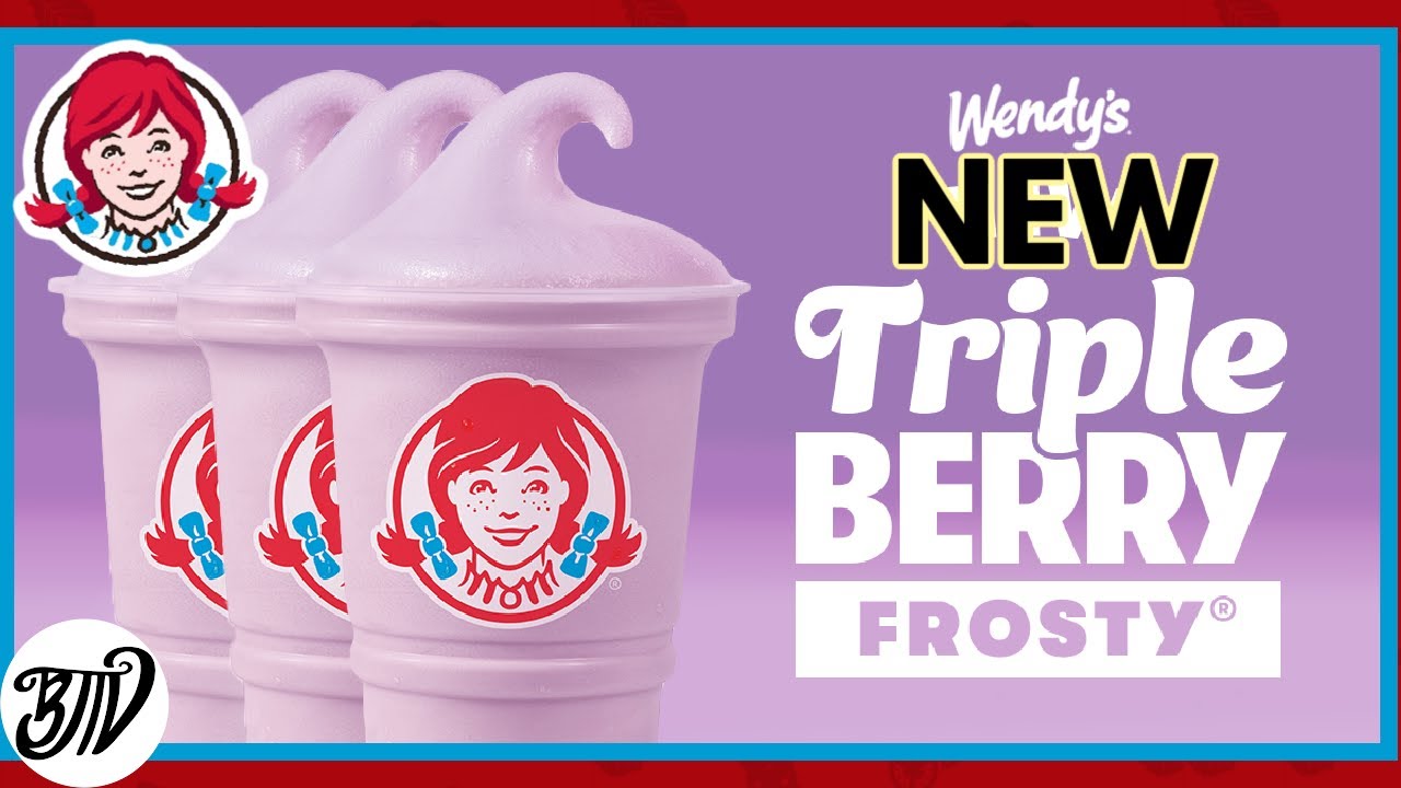Limited Time Triple Berry Frosty @Wendy's - YouTube