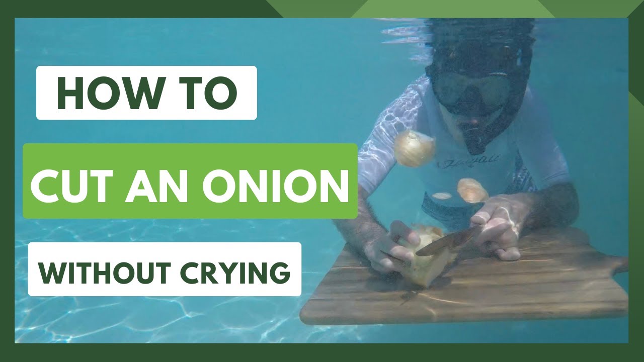 How To Cut An Onion Without Crying - Use Onion Goggles, Cut An Onion ...