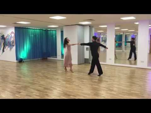 How to dance Open Break & Hesitation in Slow Waltz - Improvers ...