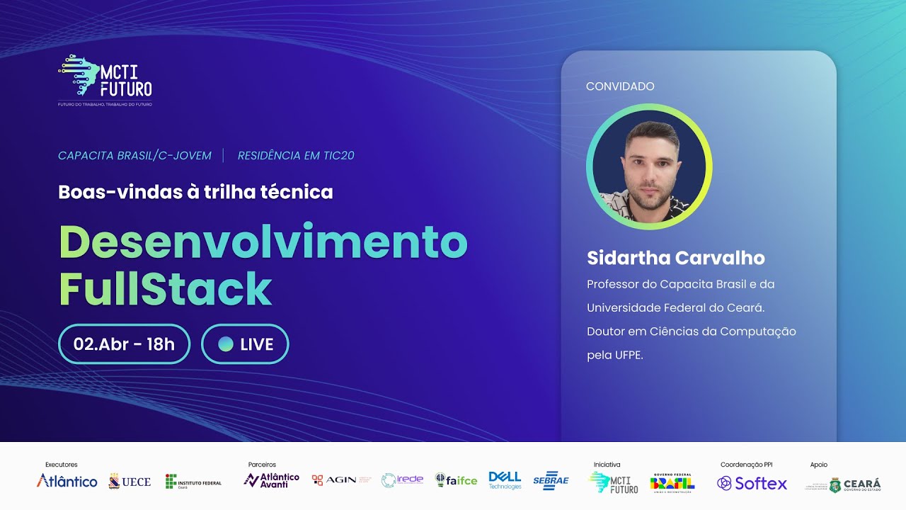 Capacita Brasil/C-Jovem - Boas-vindas - Desenvolvimento FullStack - YouTube