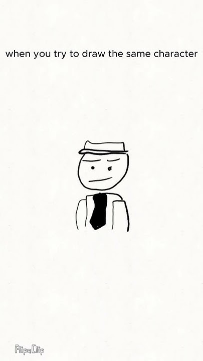 when you try to draw the same character - YouTube