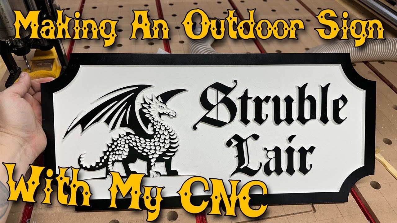 Making An Outdoor Sign From PVC - YouTube
