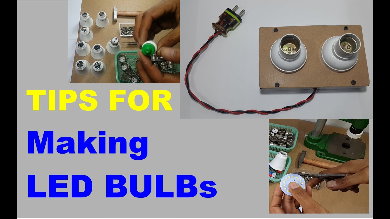 Tips for Making LED Lamps - YouTube
