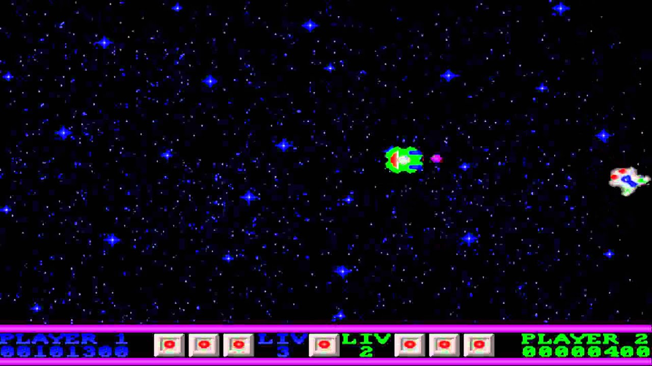 AMIGA SPACE AMIGA OCS FROM DISK 20 Games 1991 Stardesign PD avi adf zip ...