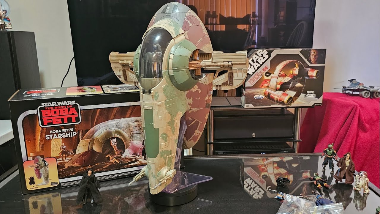 Boba Fett's Starship. Slave 1. Star Wars The Book of Boba Fett. The ...