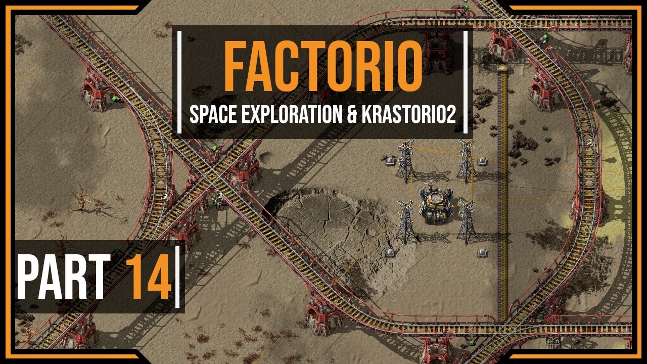 Factorio K2SE: Elevated rail network? | Episode 14 - YouTube