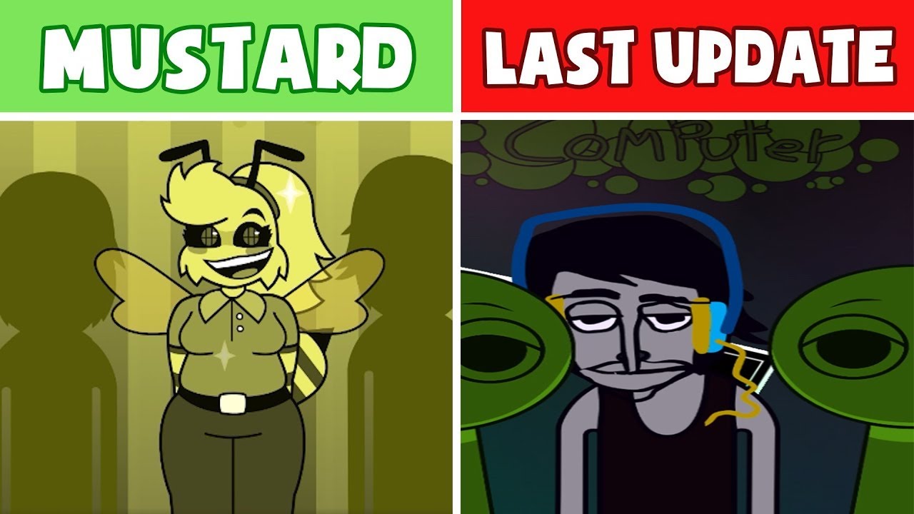 Sprunki With Mustard HUMANS LAST UPDATE - YouTube