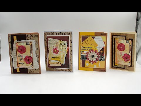 Making cards using Patreon sheet, your scraps and stash video 256