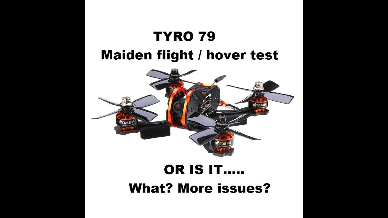 Tyro 79 maiden/ hover test...or is it? More issues? - YouTube