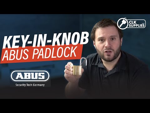 Locksmith Tip | Abus Padlock Hack - Key-In-Knob Kit