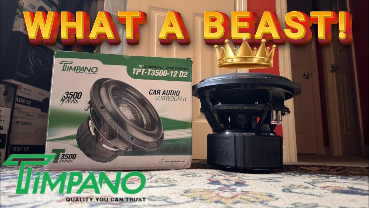 Unboxing the GOLIATH: Timpano TPT-T3500-12 Subwoofer Review - YouTube