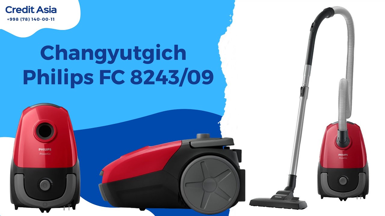 9 Пылесос Philips FC 8243/09 - YouTube