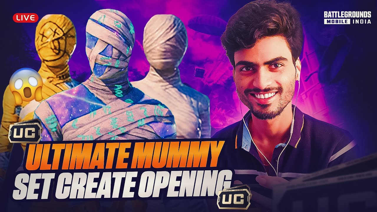 🔥LUCKIEST ULTIMATE MUMMY SUIT CRATE OPENING IN BGMI LIVE |#livestream # ...