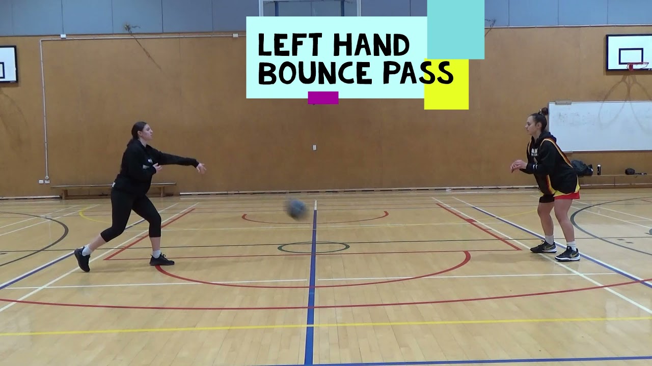 PASSING: Single Arm Bounce Pass - YouTube