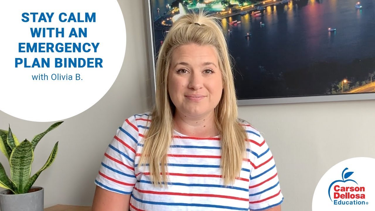 Stay Calm With An Emergency Plan Binder - YouTube