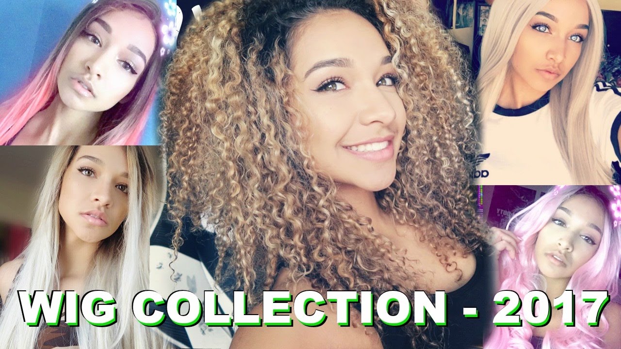 The Beginning Of My Wig Collection // April 2017 - YouTube