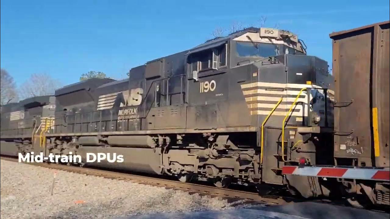 Saturday's Railfan Action in Taylors, SC w/NS 283, 27A,154, 24X, 28R, P78, 243, 242, and 153 ...