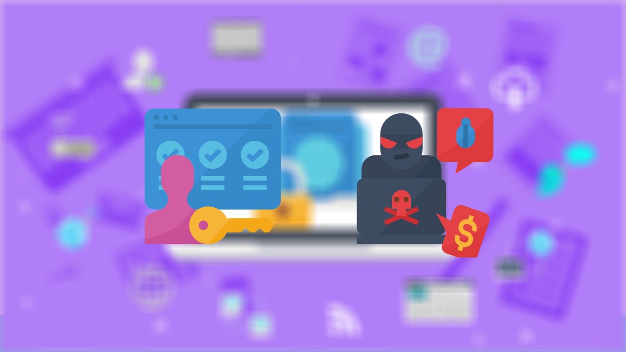 Cybersecurity 2d explainer video - YouTube